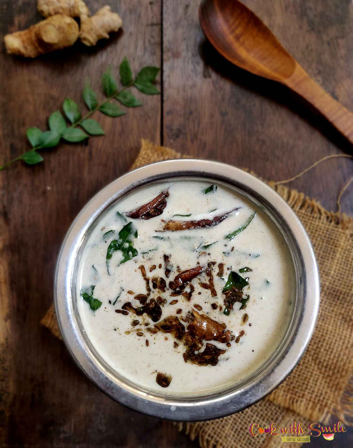 SHUNTI THAMBLI (THAMBULI) / GINGER THAMBLI Recipe