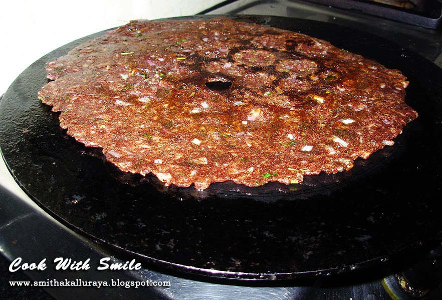 RAGI ROTTI / FINGER MILLET ROTI Recipe | Cook With Smile