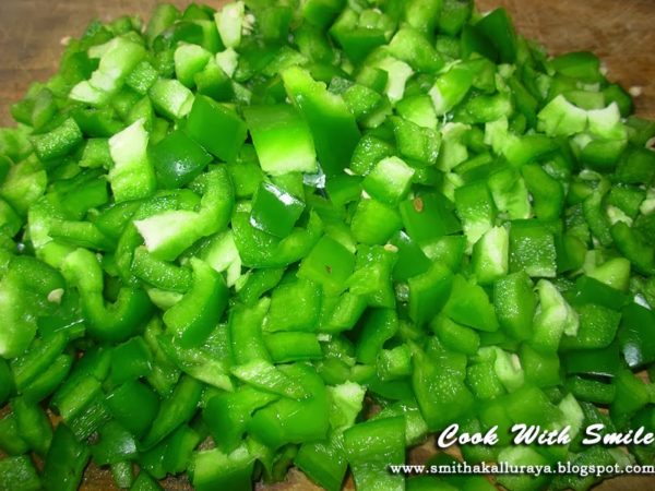 CAPSICUM ZUNKA / BESANWALI SHIMLA MIRCH RECIPE | Cook With Smile