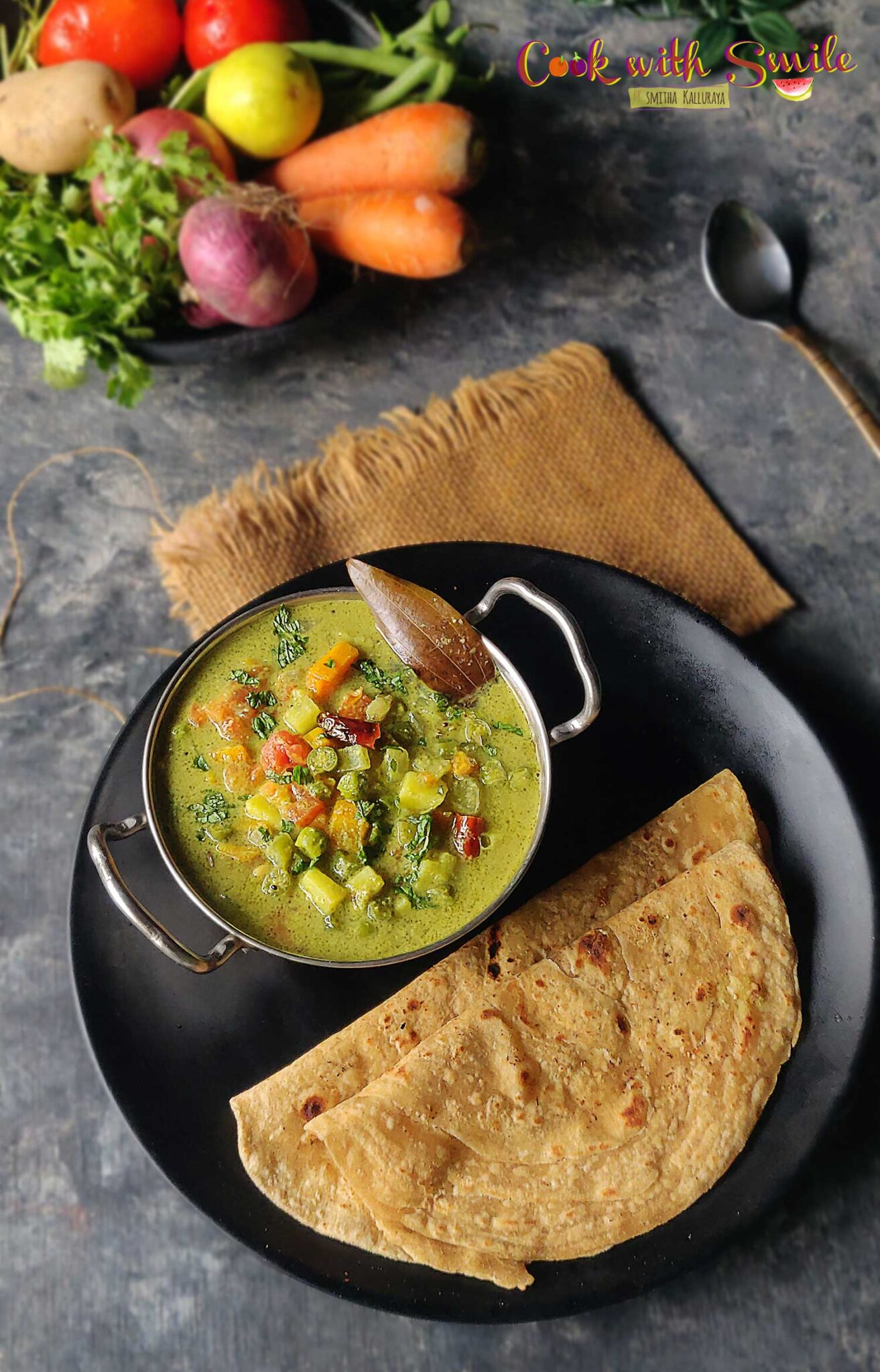 Sagu Recipe | Mixed Vegetable Sagu | Vegetable Saagu recipe