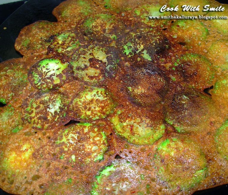 HEEREKAI DOSE / RIDGE GOURD DOSA Recipe | Cook With Smile