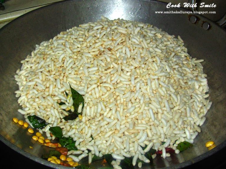SPICY PUFFED RICE / MURMURA CHIVDA / KHARA KADLE PURI / KARA PORI ...
