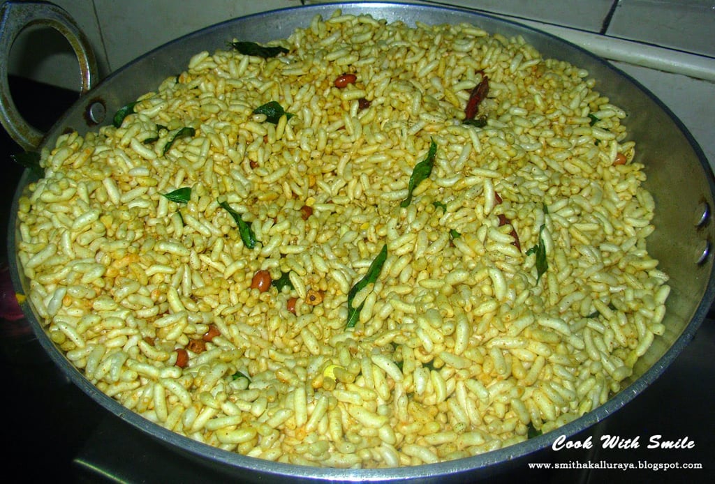 SPICY PUFFED RICE / MURMURA CHIVDA / KHARA KADLE PURI / KARA PORI ...