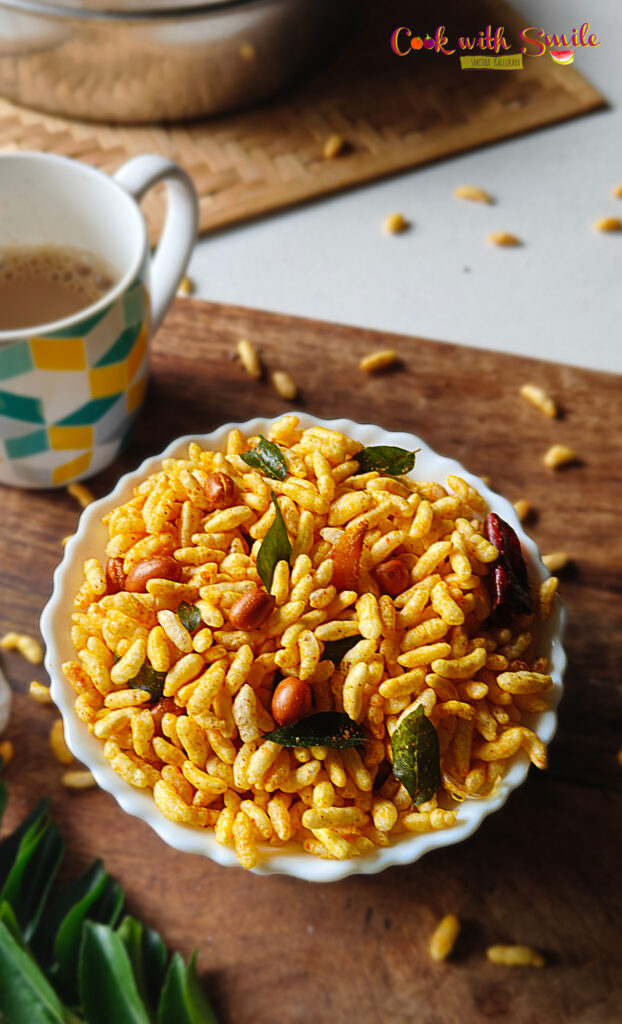 Spicy Puffed Rice Recipe | Murmura Chivda | Puri Oggarane | Masala ...