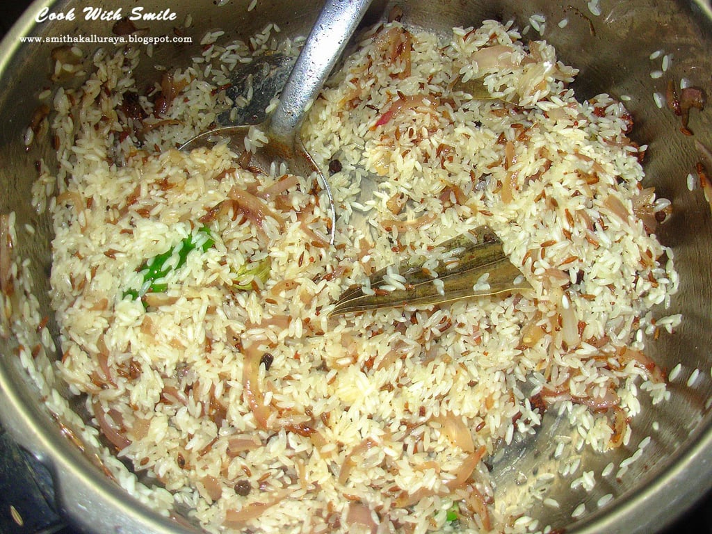 JEERA RICE RECIPE / JEERA PULAO / CUMIN RICE | Cook With Smile