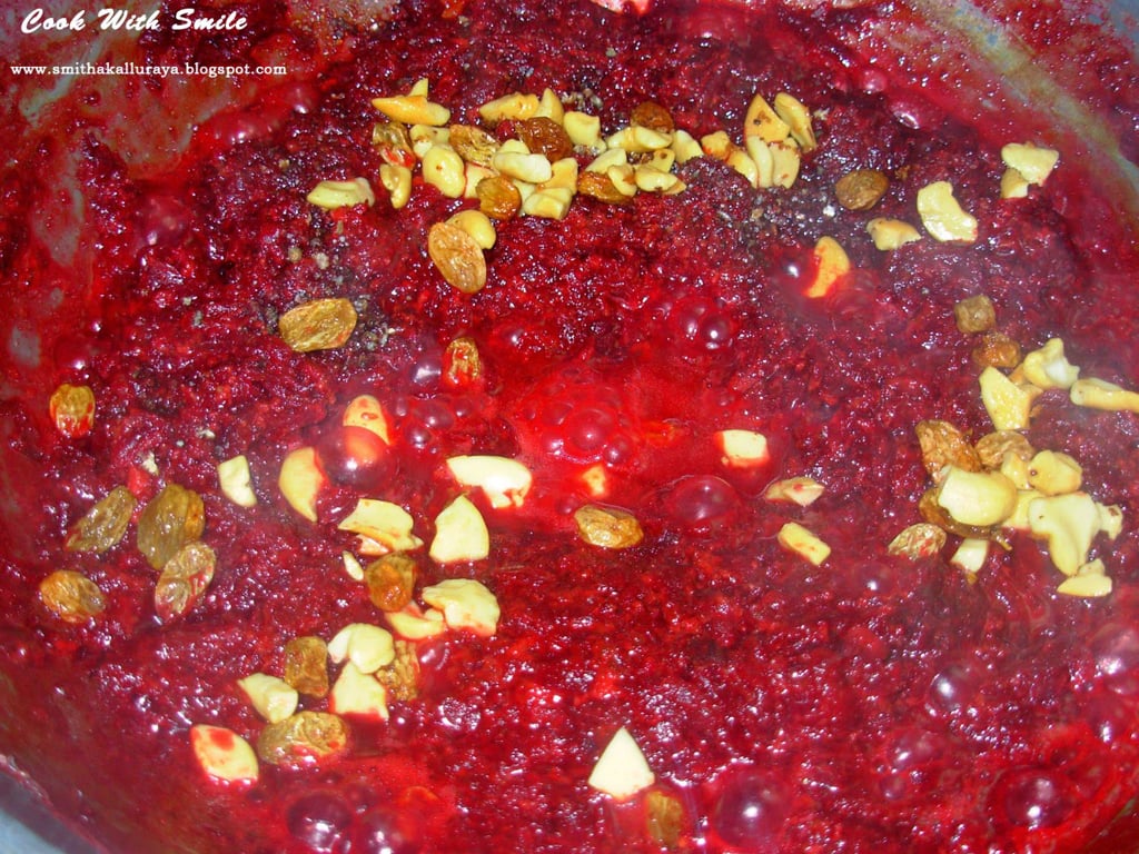 BEETROOT HALWA / BEETROOT PUDDING Recipe | Cook With Smile