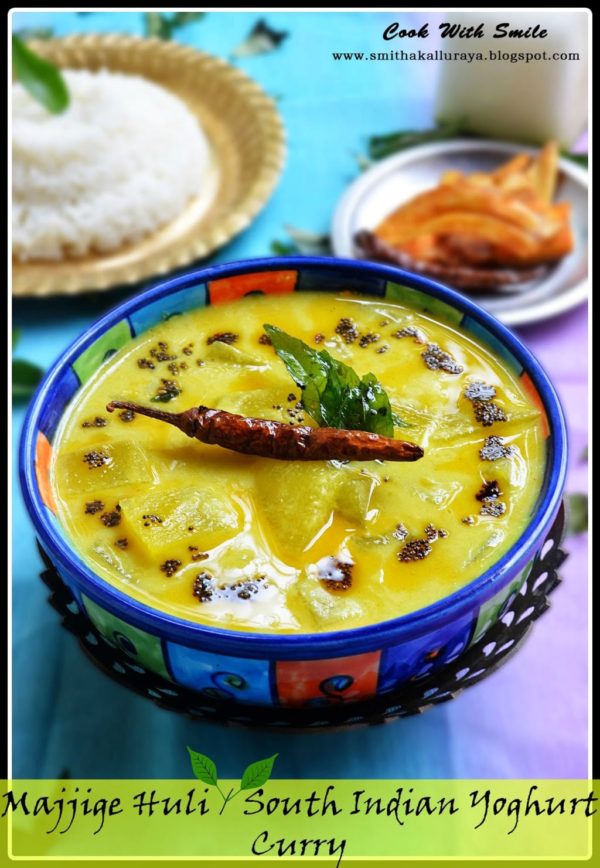 MAJJIGE HULI RECIPE / MOR KUZHAMBU / MAJJIGA PULUSU / MORUKOOTAN | Cook ...