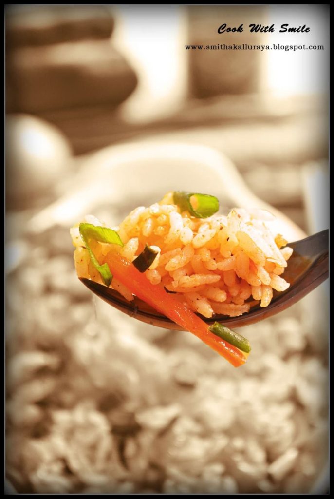 SCHEZWAN FRIED RICE RECIPE / VEG SCHEZWAN FRIED RICE