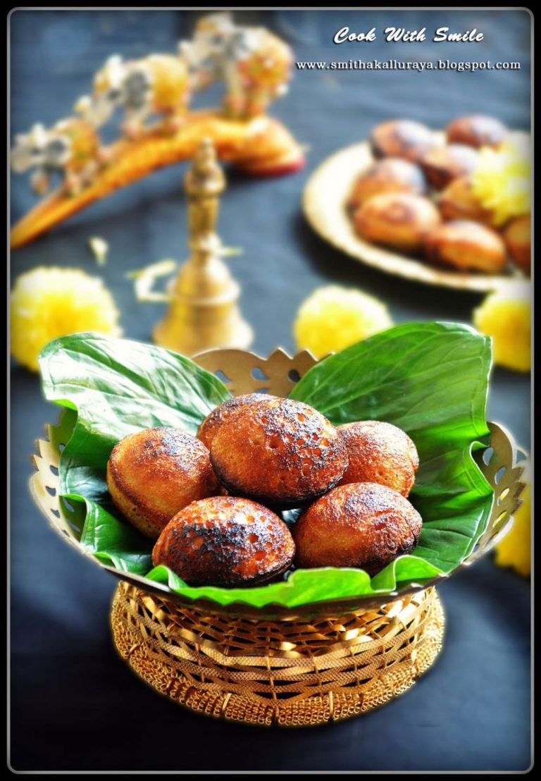 SWEET APPA / APPE RECIPE / NEI APPAM / SWEET PANIYARAM | Cook With Smile