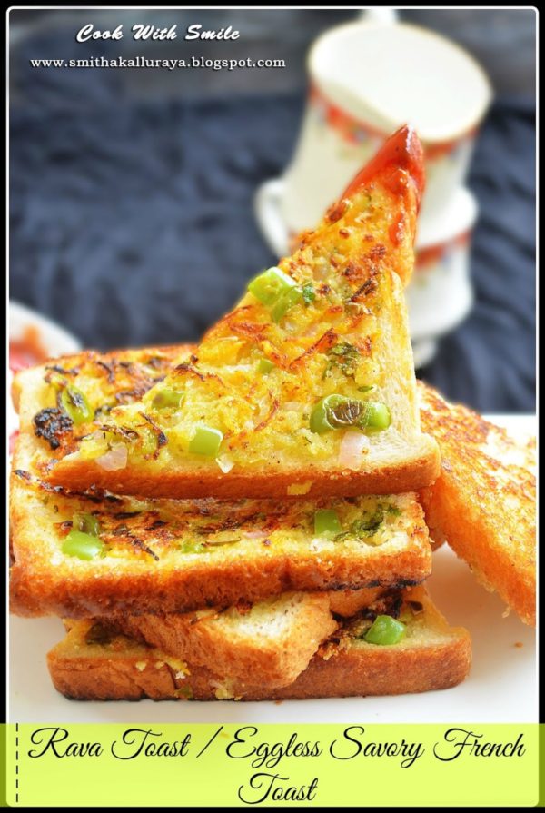 RAVA TOAST RECIPE / Sooji Toast Recipe
