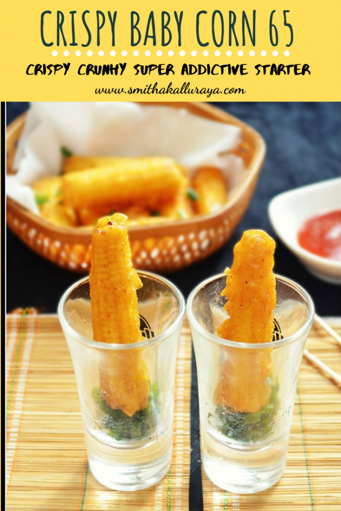 BABY CORN FRITTERS / BABY CORN 65 / CRISPY BABY CORN FRY Recipe | Cook ...
