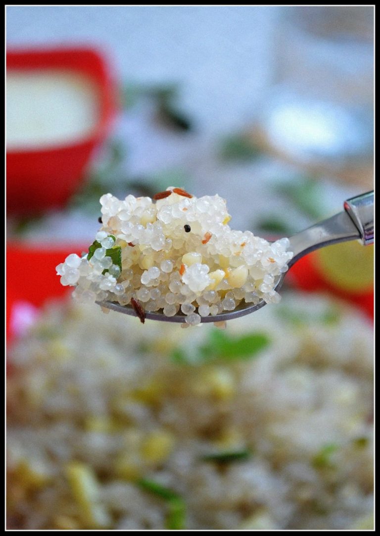 SABUDANA KHICHDI RECIPE / SAGO KHICHDI / SABAKKI UPMA