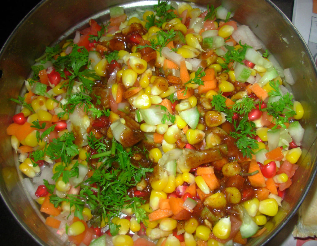 CORN CANAPES / CORN SEV CANAPES / INDIAN CANAPES RECIPE | Cook With Smile