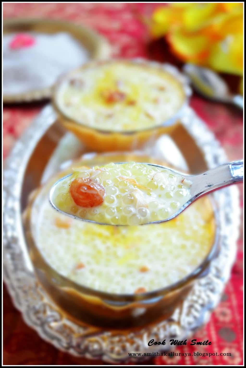 SABUDANA KHEER / SAGO PAYASAM / SABAKKI PAYASA Recipe