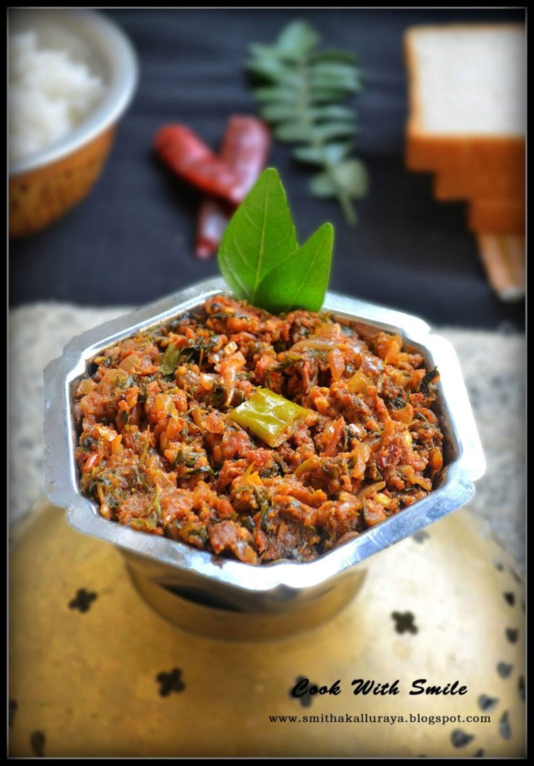 FENUGREEK LEAVES CHUTNEY / METHI CHUTNEY / MENTHE SOPPINA CHUTNEY ...