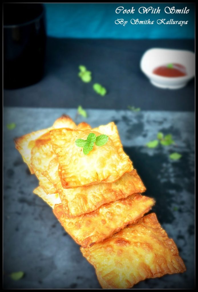 PANEER POCKETS / PANEER SQUARES - MOTHER'S RECIPE CONTEST | Cook With Smile