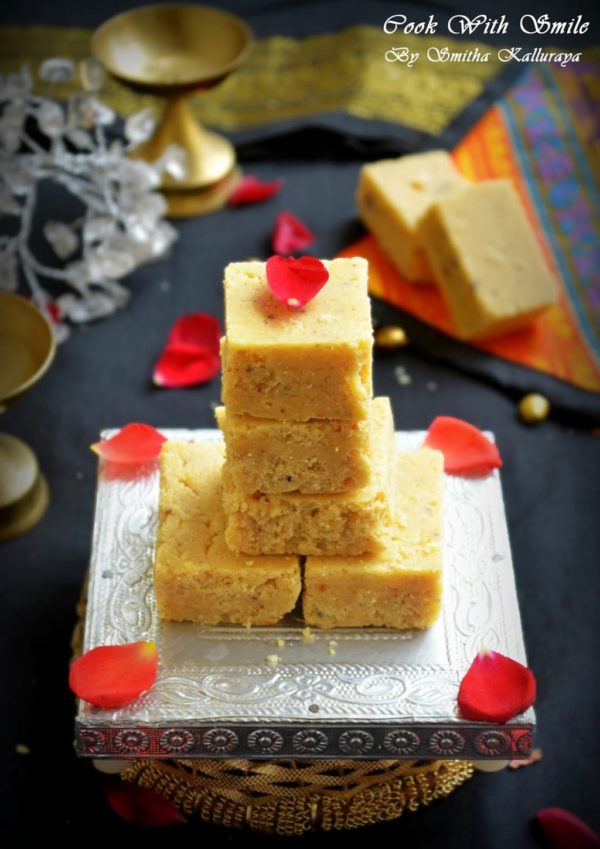 7 CUP BURFI RECIPE / SEVEN CUP BARFI / 7 CUPS SWEET ( CAKE ) RECIPE ...