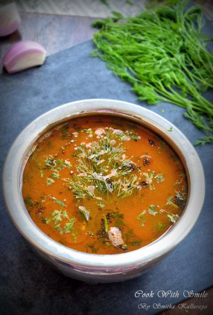 BASSARU RECIPE / DILL LEAVES RASAM / UPPSAARU RECIPE | Cook With Smile