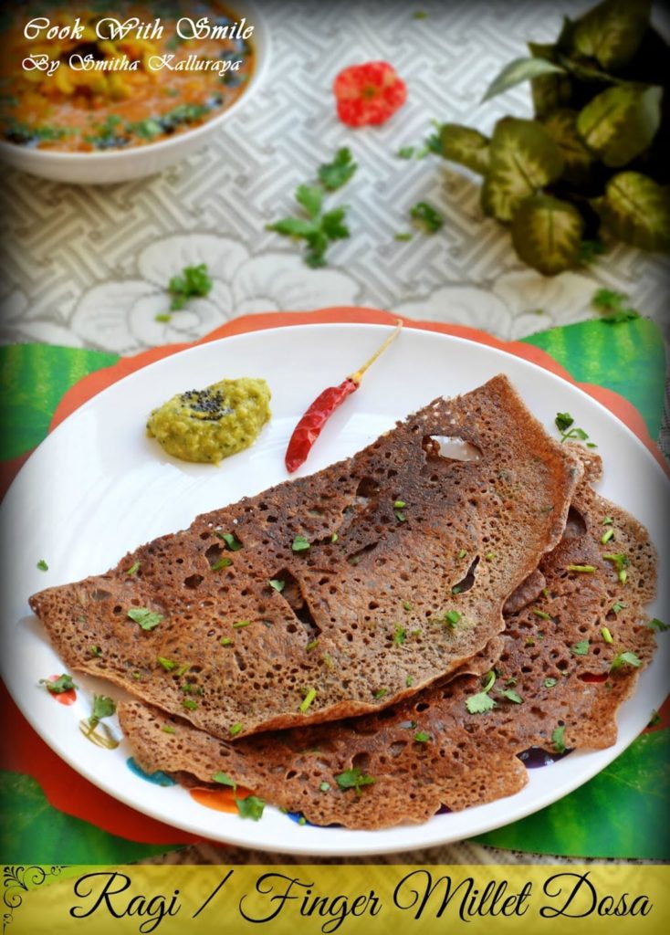 INSTANT RAGI DOSA RECIPE WITH #MyAsusZenFone | Cook With Smile
