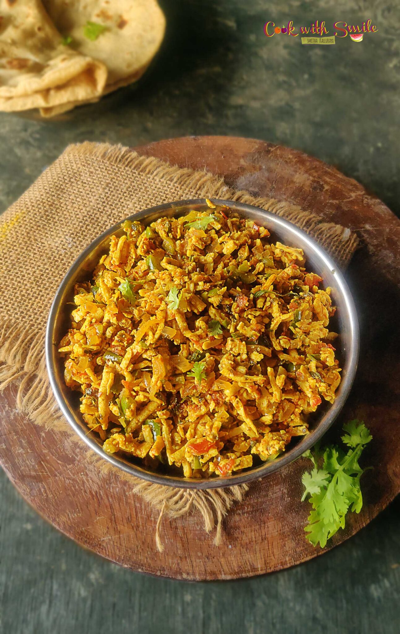 Tofu Bhurji Sandwich Recipe | Tofu Sandwich Indian recipe - Cook with Smile