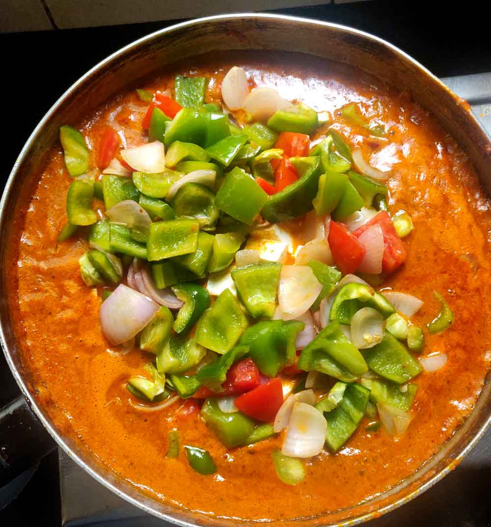 KADAI PANEER RECIPE - PANEER SIDE DISH FOR CHAPATHI