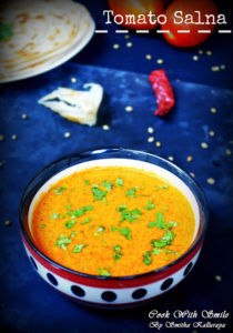 TOMATO SALNA / PLAIN SALNA RECIPE / PAROTTA SALNA | Cook With Smile