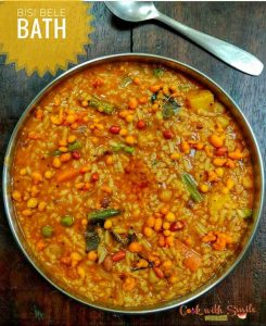 BISI BELE BATH RECIPE / KARNATAKA STYLE BISIBELE BATH