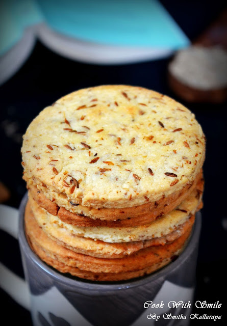 CUMIN COOKIES / JEERA BISCUITS - EASY INDIAN EGGLESS COOKIES Recipe ...