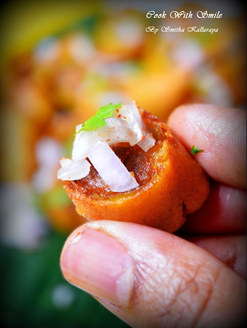 STUFFED CHILLI BAJJI RECIPE / ANDHRA CUT MIRCHI BAJJI /MIRAPAKAYA BAJJI ...