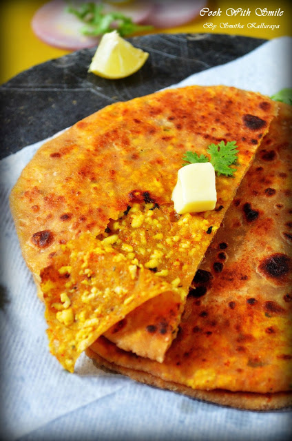 PANEER PARATHA RECIPE - EASY PANEER RECIPES