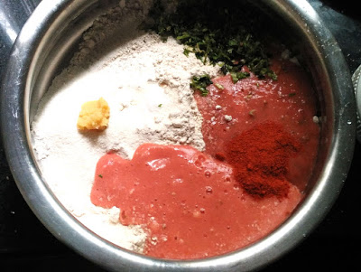 TOMATO POORI / TOMATO MASALA PURI -INDIAN TRAVEL RECIPES