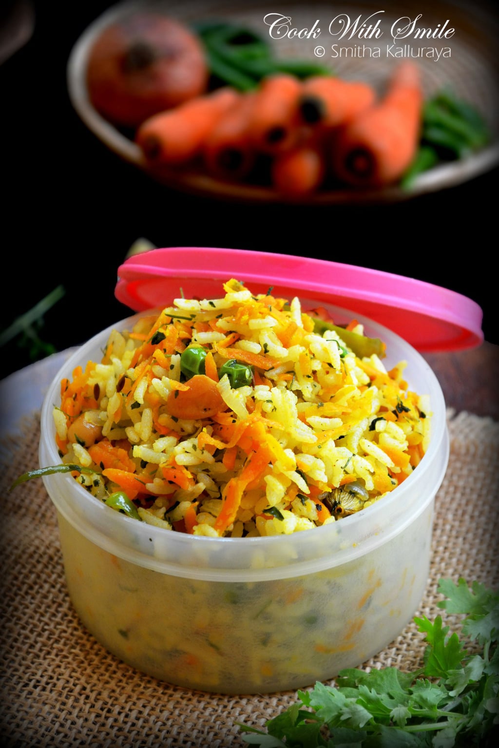 CARROT METHI RICE / CARROT RICE RECIPE - EASY LUNCH BOX RECIPES ...