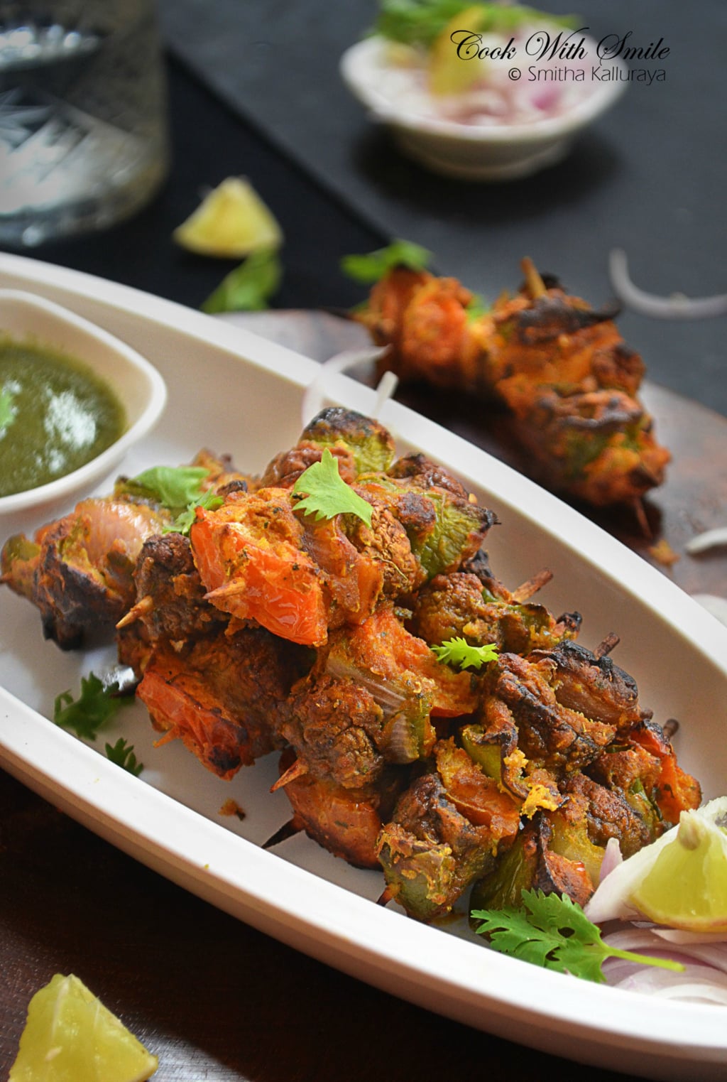 MUSHROOM TIKKA RECIPE / TANDOORI MUSHROOM / GRILLED MUSHROOM RECIPE ...