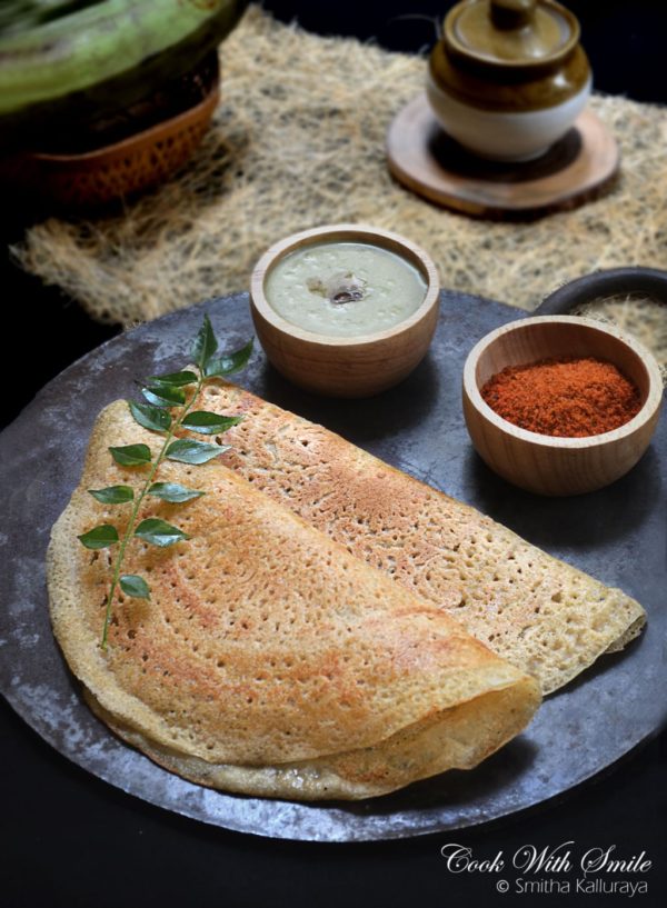 RAW BANANA ( PLANTAIN ) DOSA / BALEKAI DOSA - INSTANT DOSA RECIPE ...