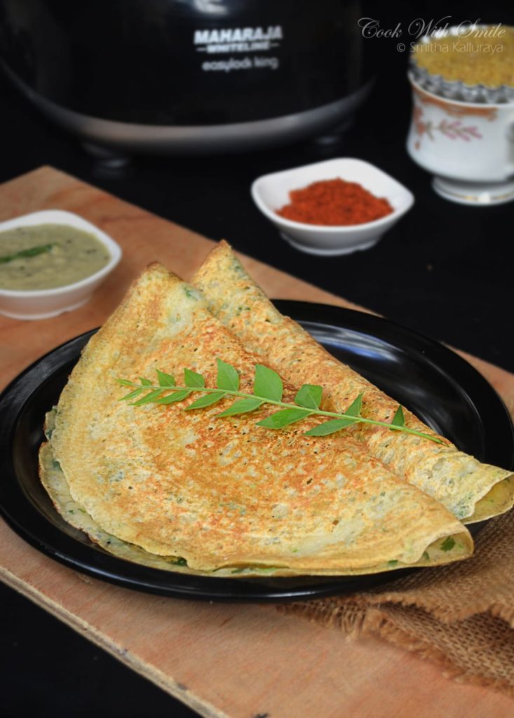 INSTANT DALIA DOSA / BROKEN WHEAT DOSA USING MAHARAJA WHITELINE EASY ...