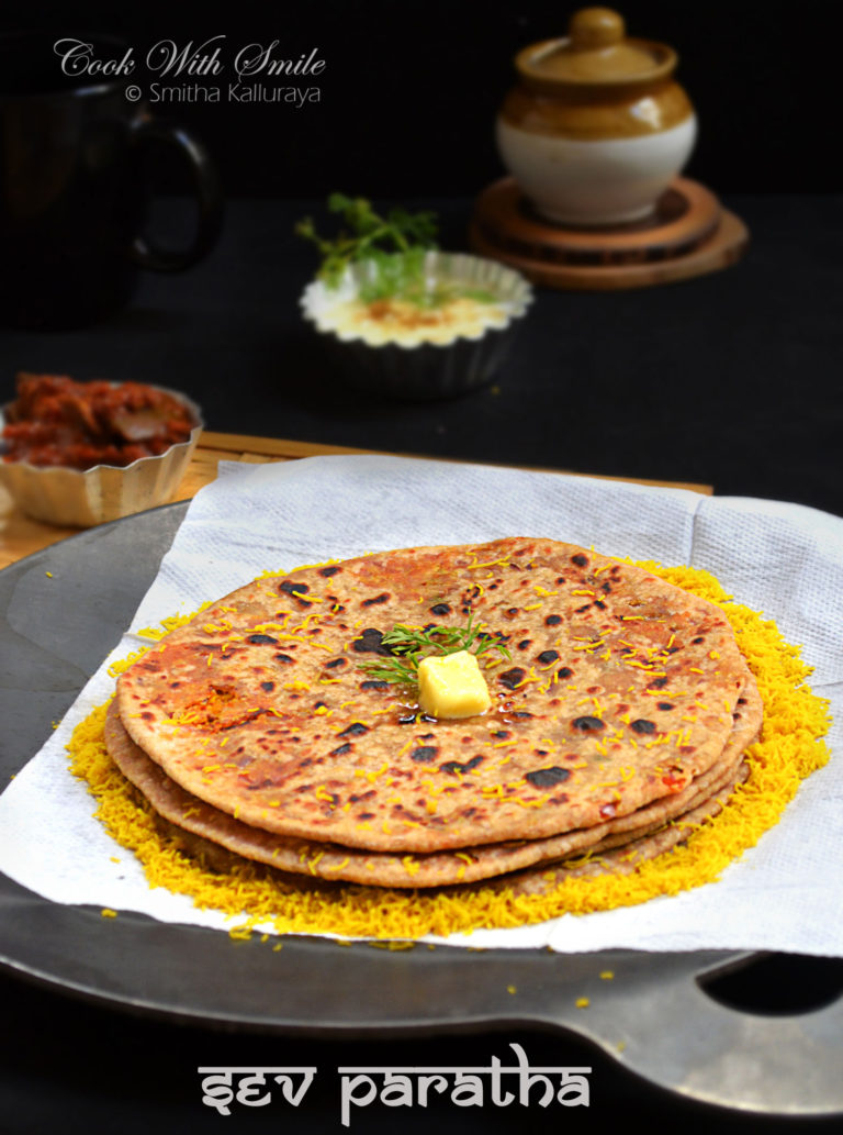 SEV PARATHA RECIPE | EASY PARATHA RECIPE - Cook with Smile