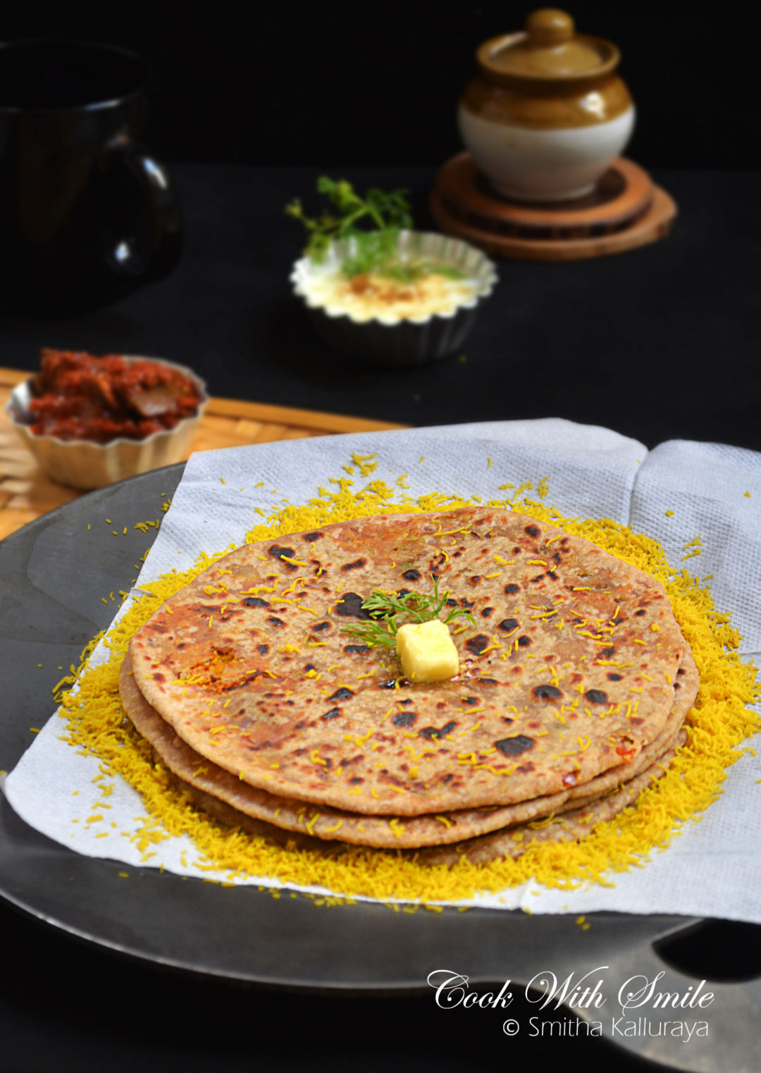 SEV PARATHA RECIPE | EASY PARATHA RECIPE - Cook with Smile