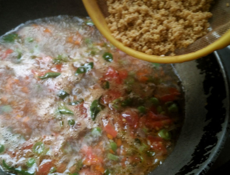 FOXTAIL MILLET UPMA / NAVANE UPPITTU / THINAI UPMA - Cook with Smile