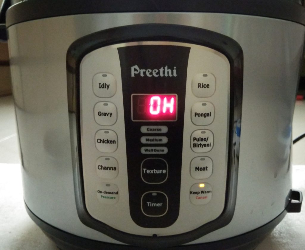 South Indian style Channa Masala recipe with Preethi Electric Pressure ...