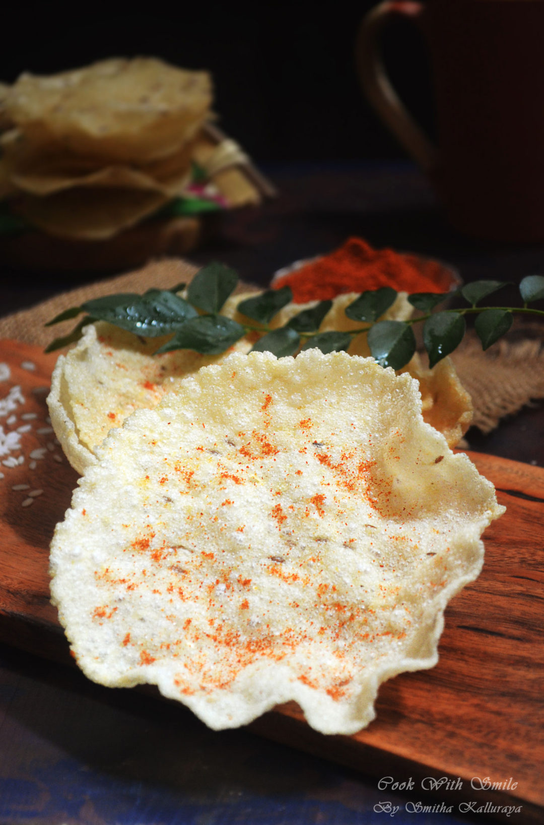 How to make Rice Papad / Akki Happala recipe - Cook with Smile