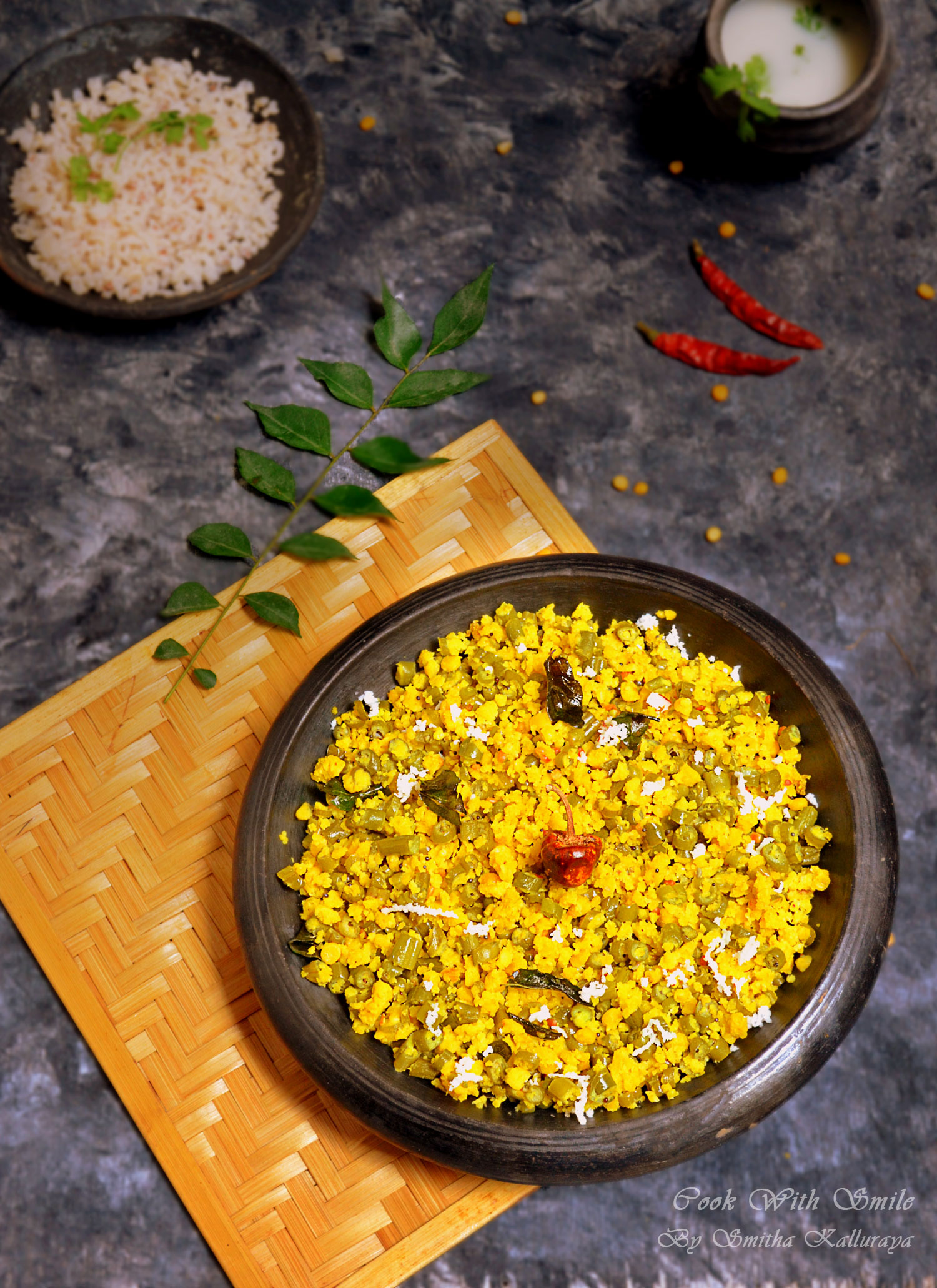 BEANS PARUPPU USILI RECIPE USING TTK PRESTIGE MULTI KADAI - Cook with Smile