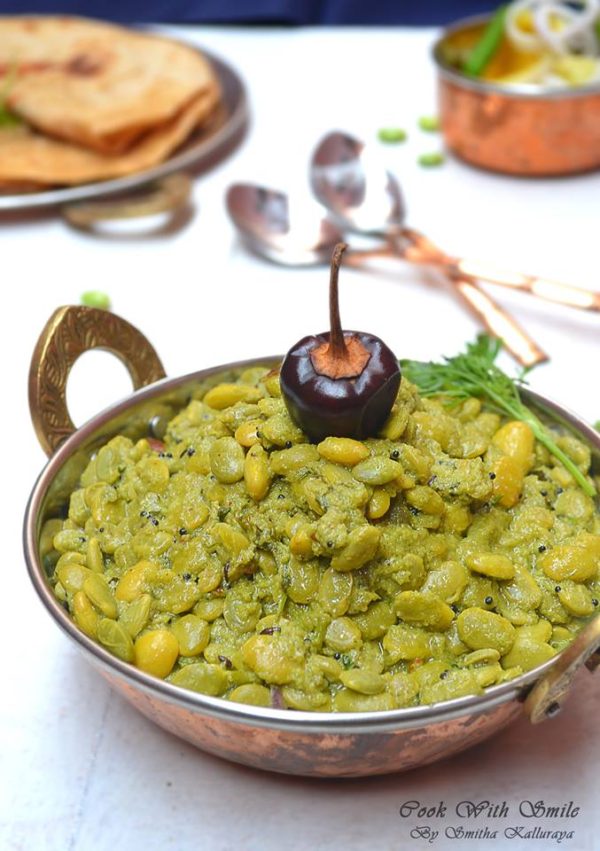 AVAREKALU USLI/ AVAREKALU CURRY RECIPE / FIELD BEANS CURRY - Cook with ...
