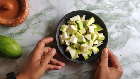 RAW MANGO DAL / HOW TO DO MANGO PAPPU / MAMIDIKAYA PAPPU - Cook with Smile
