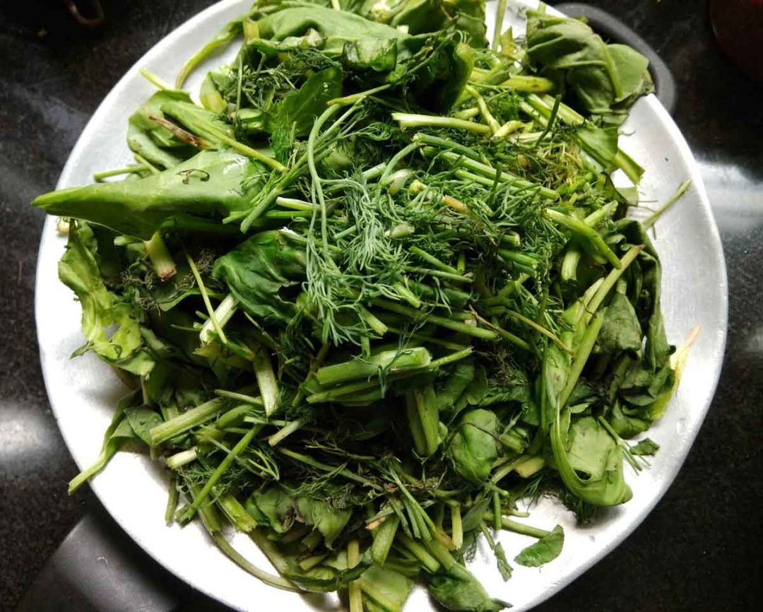 MASOPPU RECIPE / KARNATAKA STYLE SOPPU SAARU RECIPE - Cook with Smile