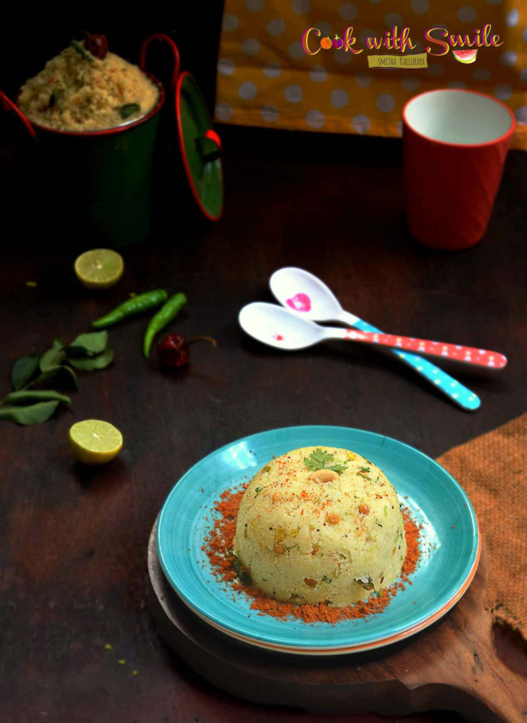 INSTANT UPMA MIX RECIPE / HOMEMADE RAVA UPMA MIX RECIPE - Cook with Smile