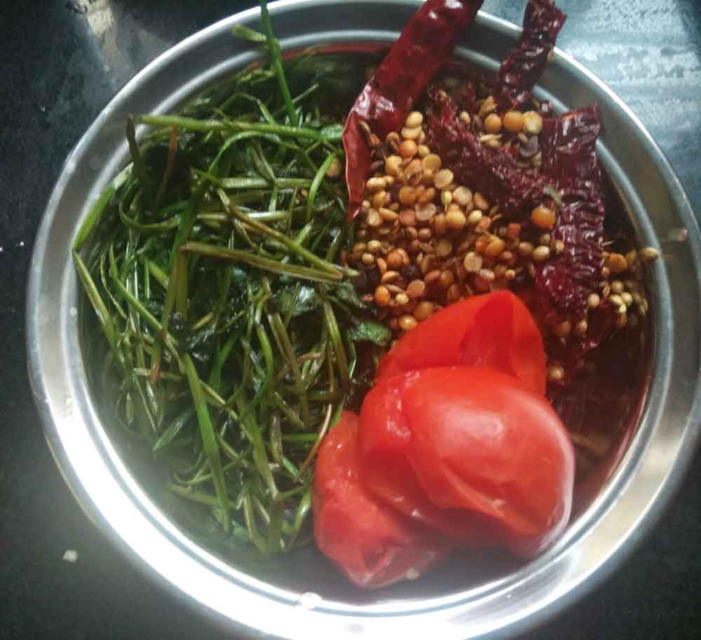 ONDELAGA RASAM / VALLARAI KEERAI - EASY BRAHMI LEAVES RECIPES - Cook ...