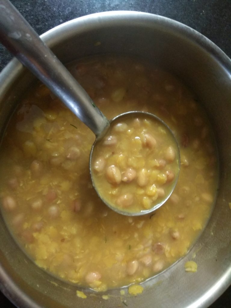 SABSIGE SOPPU KOOTU / DILL LEAVES KOOTU RECIPE / DILL LEAVES CURRY ...