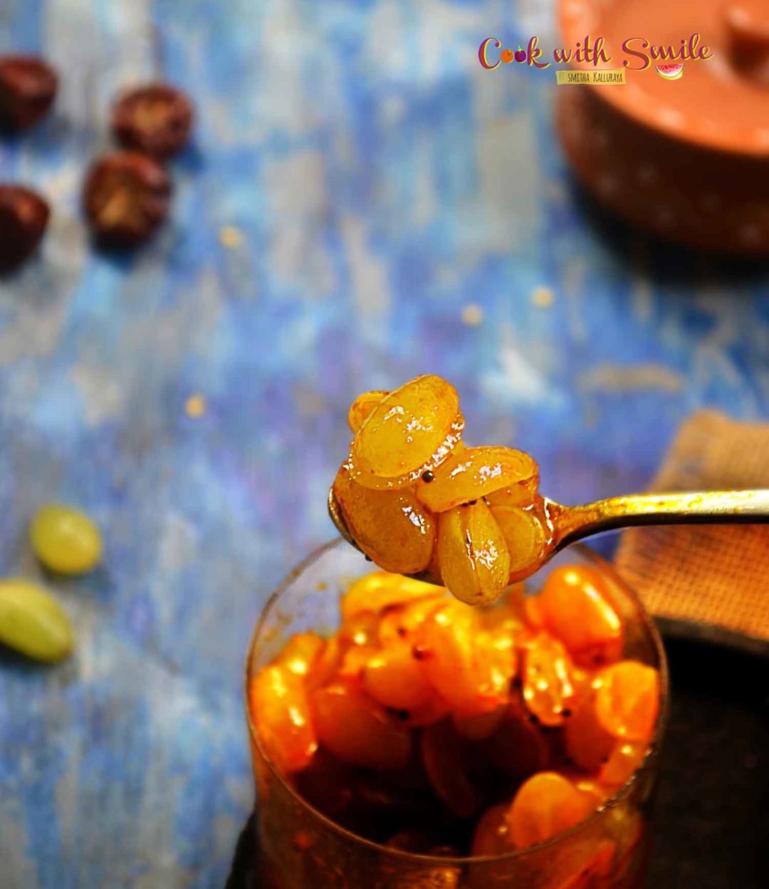 GRAPES PICKLE RECIPE / INSTANT GRAPES PICKLE RECIPE - Cook with Smile