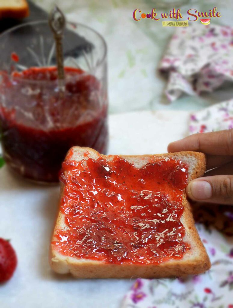 STRAWBERRY JAM RECIPE / HOMEMADE STRAWBERRY JAM RECIPE INDIAN STYLE ...