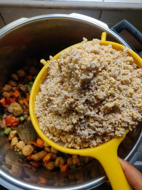 MILLET PULAO RECIPE / HOW TO DO MILLETS PULAO / FOXTAIL MILLET PULAO ...